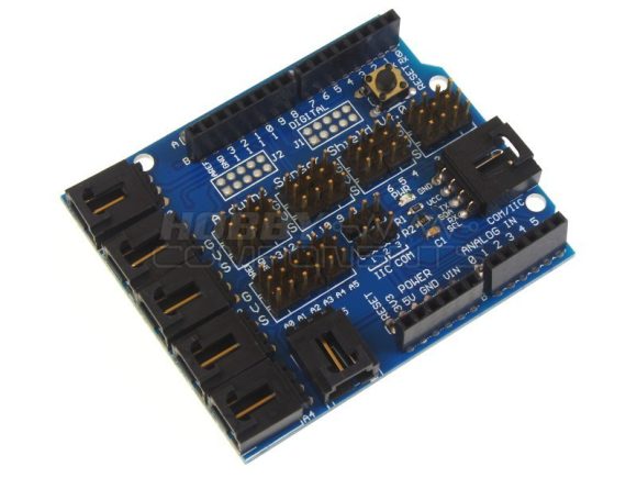 Sensor Shield Arduino UNO V4 - EC Robotics