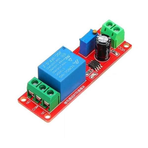Modulo Relay 1 Canal 12V Con temporizador - EC Robotics